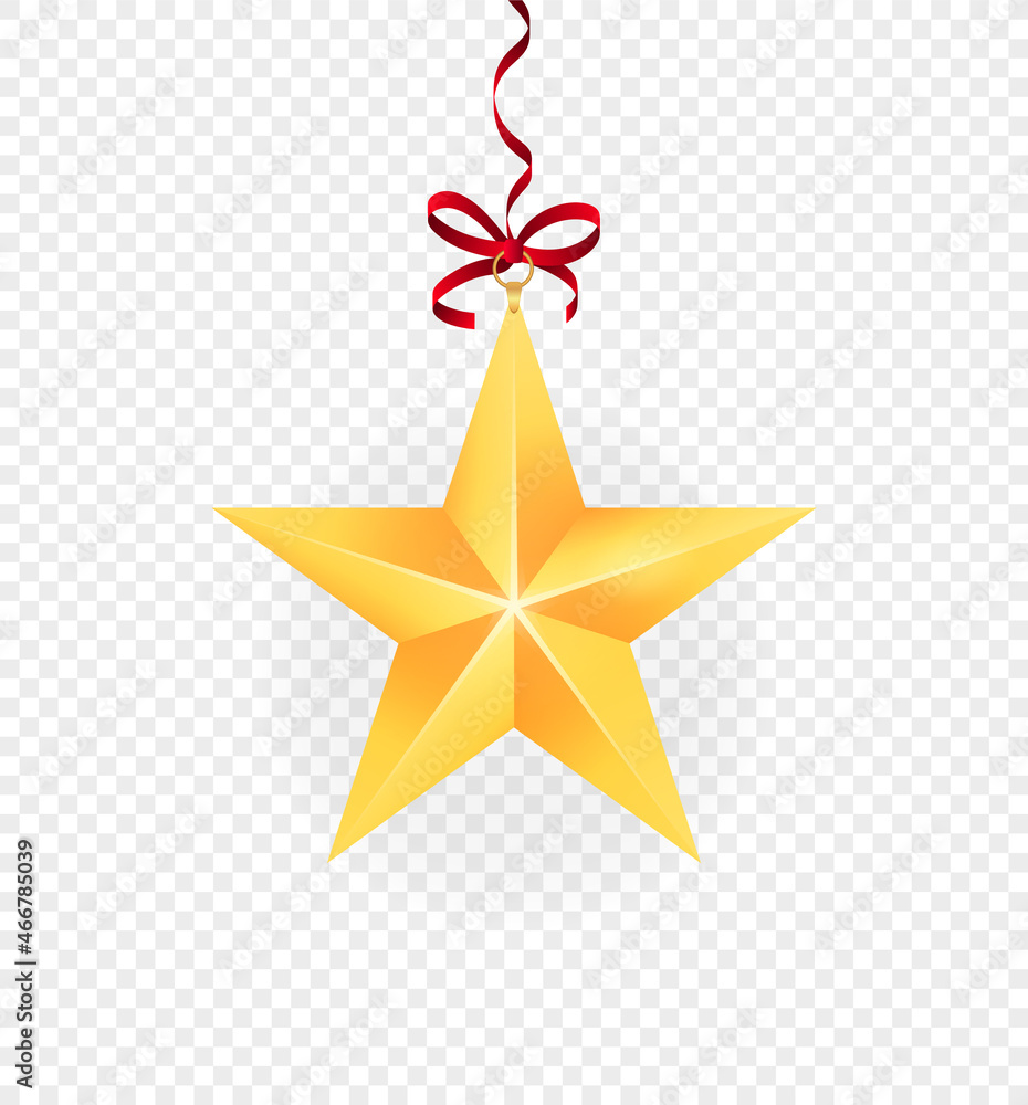Gold Christmas Star Clip Art