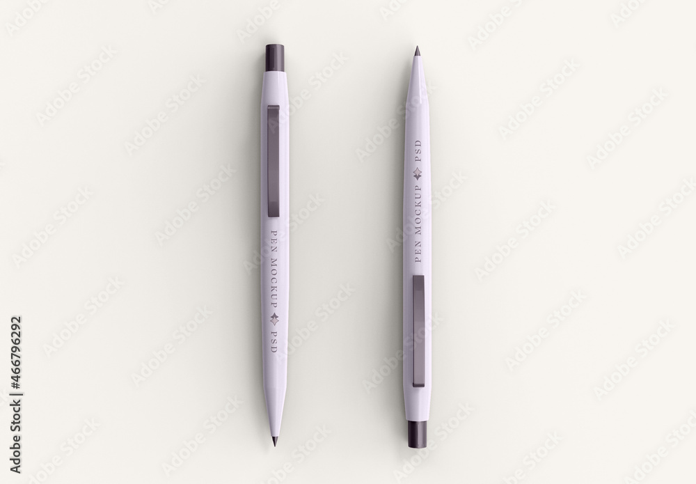 Two Pens Mockup Stock Template | Adobe Stock