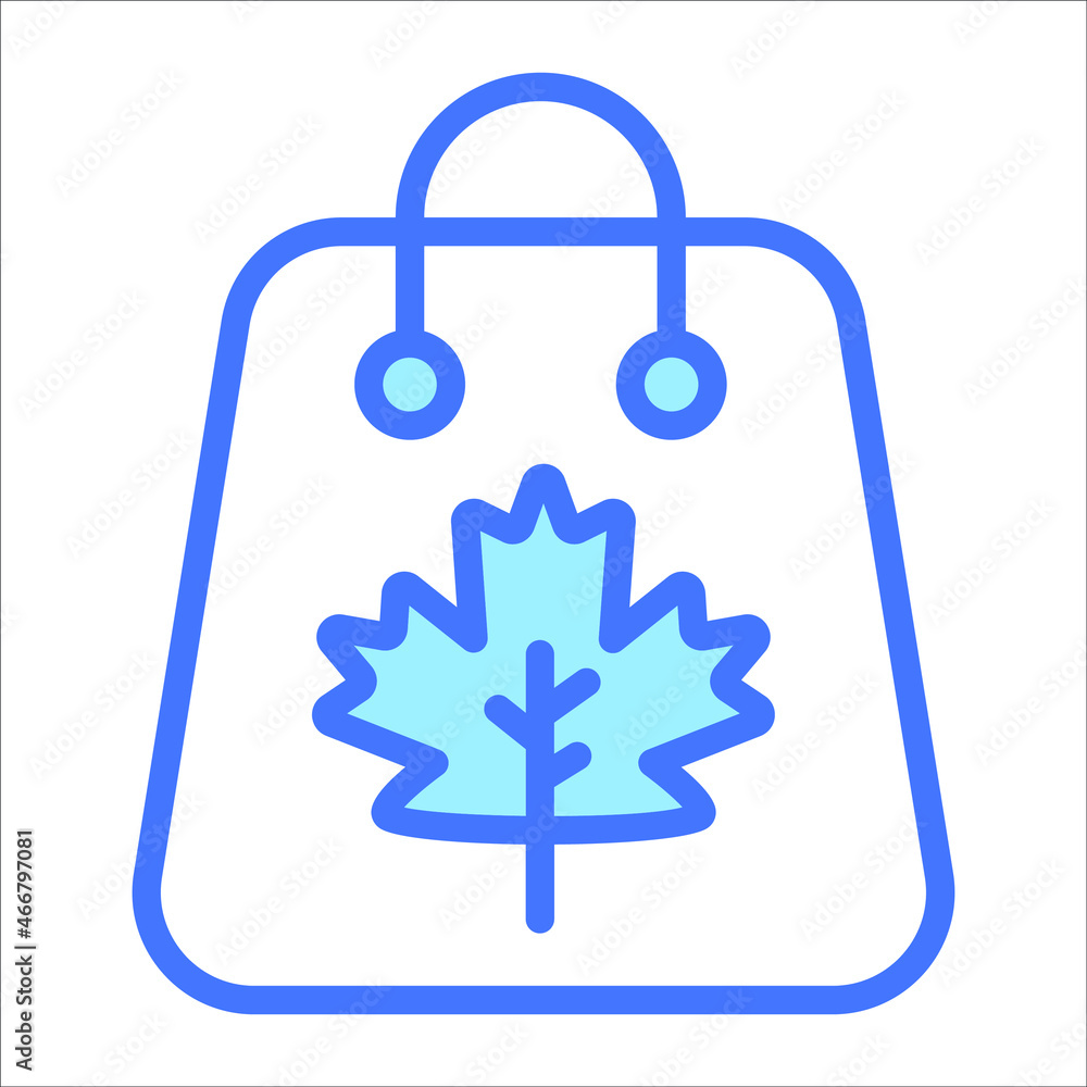 gift hamper vector outline icon. Modern colored outline symbols ...