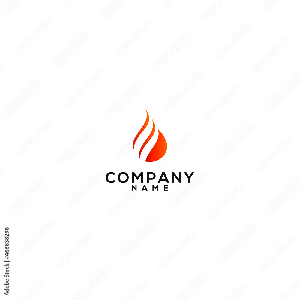fire vector logo design flame inspiration Stock Vector | Adobe Stock