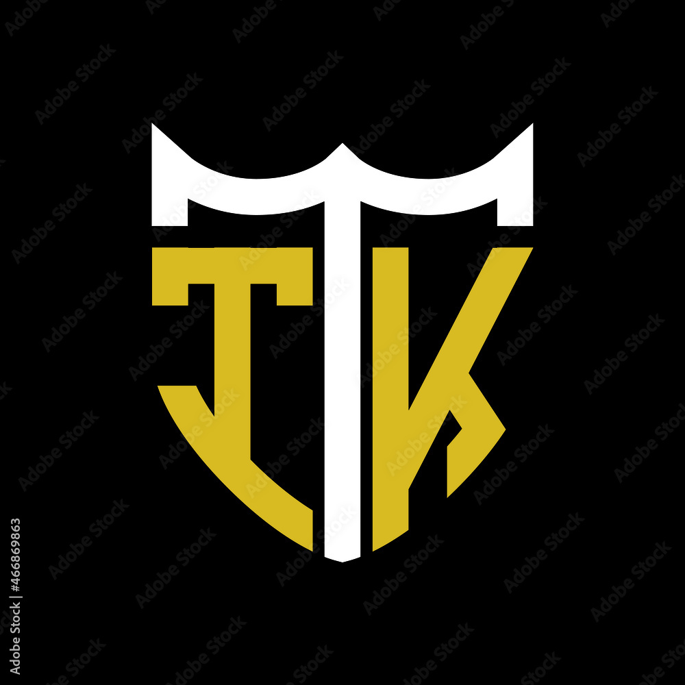 TTK letter logo design on white background. TTK creative initials ...