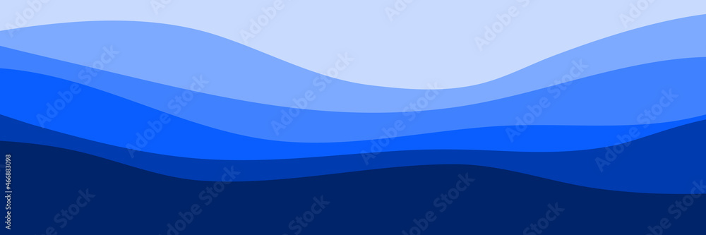 blue wave pattern vector illustration good for background, wallpaper ...