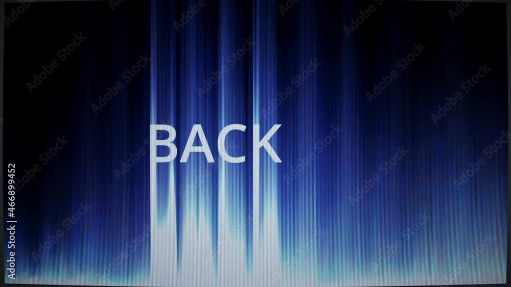 TV static noise, dynamic stripes or lines, color distortions, artifacts ...