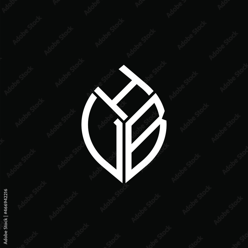 HUB letter logo creative design. HUB unique design Stock Vector | Adobe ...