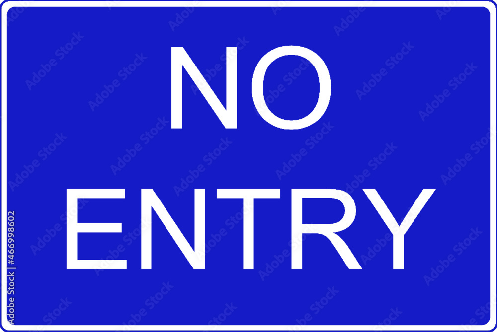 No entry to oncoming traffic motorway sign Stock Vector | Adobe Stock