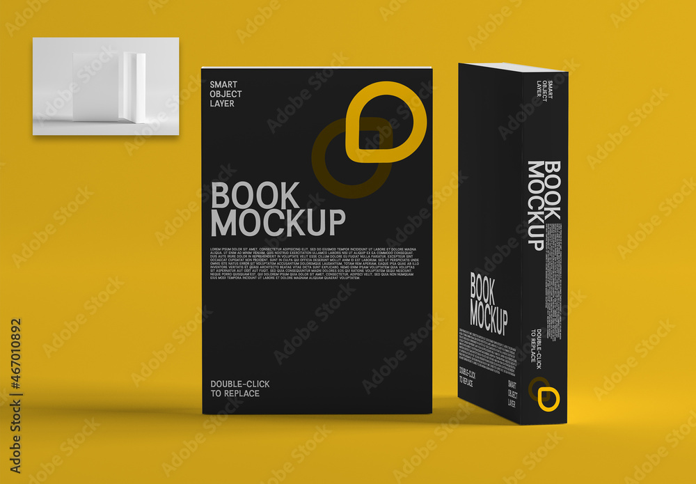 Mock Up of a Book Stock Template | Adobe Stock