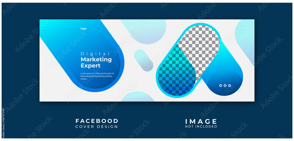 Facebook cover banner template, Digital marketing Facebook cover page ...