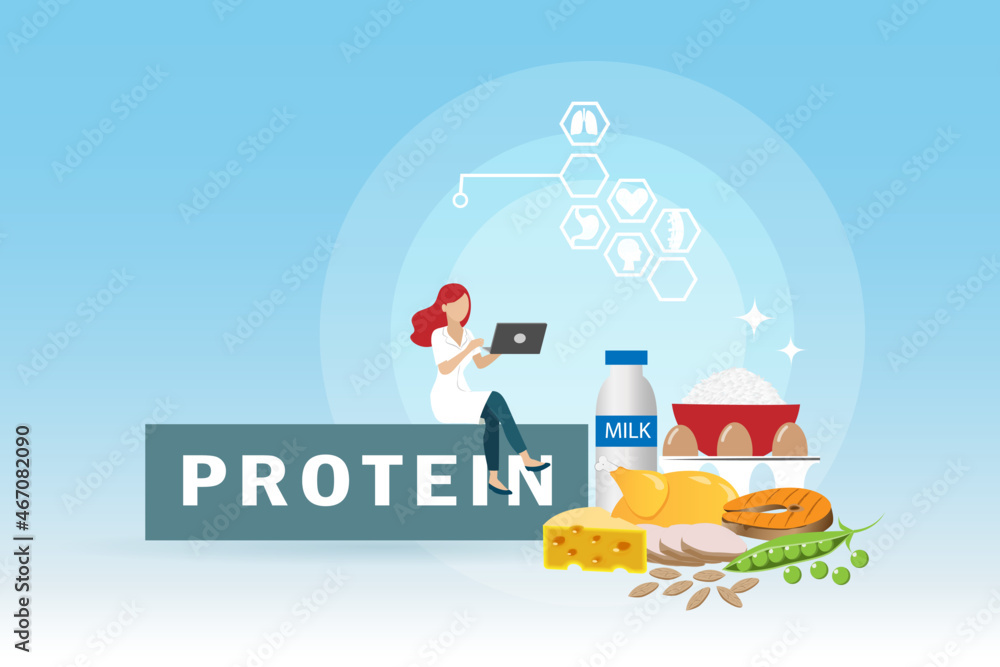 Nutritionist and healthy protein foods product for cooking and eating ...