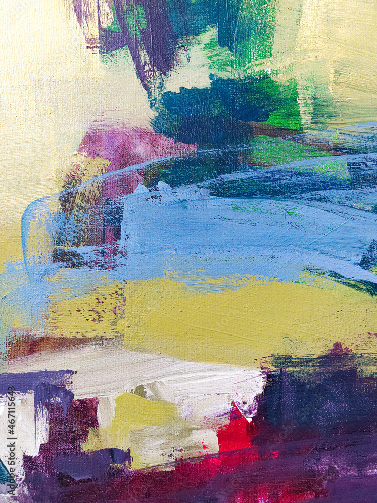 Abstract painting. Background design of acrylic painting , rich texture ...