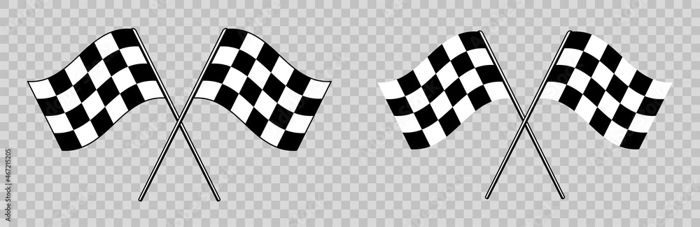 Racing Checkered Flag Icon for car racing. Speed Flag. Chequered racing ...