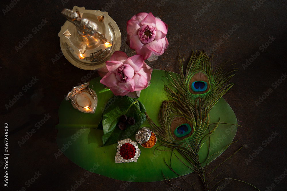 Pooja - Krishna Janmashtami Stock Photo | Adobe Stock