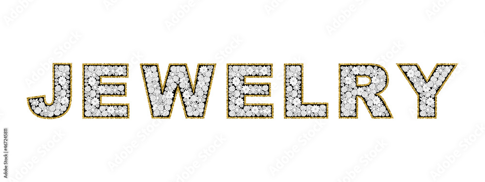 Sign Jewelry Store. Elite Golden Font. Luxury Alphabet Letters and ...