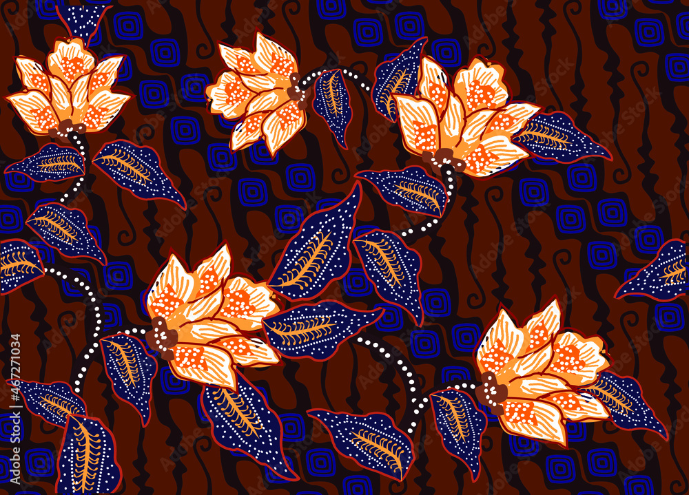Indonesian batik motifs with very distinctive patterns. exclusive ...