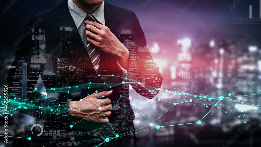 Conceptual business dashboard for financial data analysis . 3D render ...