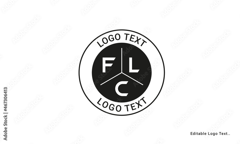 Vintage Retro FLC Letters Logo Vector Stamp Stock Vector | Adobe Stock