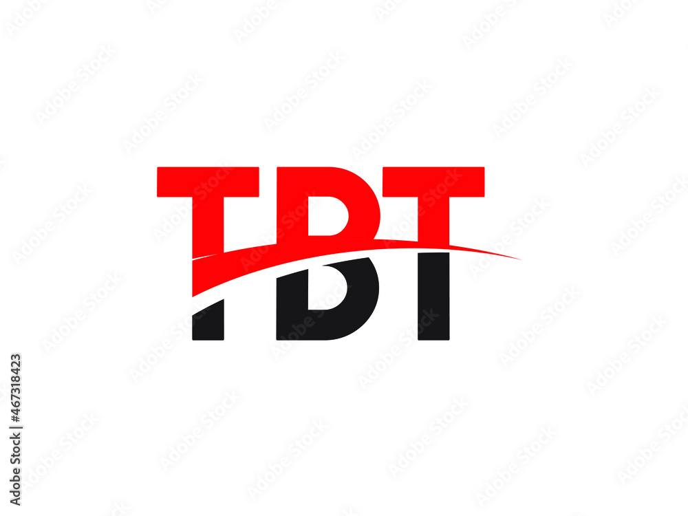 TBT Letter Initial Logo Design Vector Illustration Stock Vector | Adobe ...