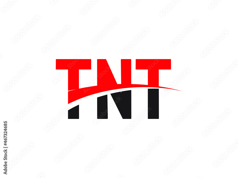 TNT Letter Initial Logo Design Vector Illustration Stock Vector | Adobe ...