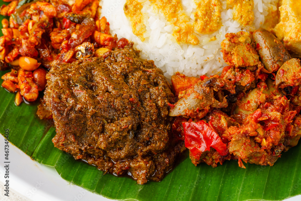 Beef Rendang or Nasi Rendang Sapi is a Minang dish originating from the ...