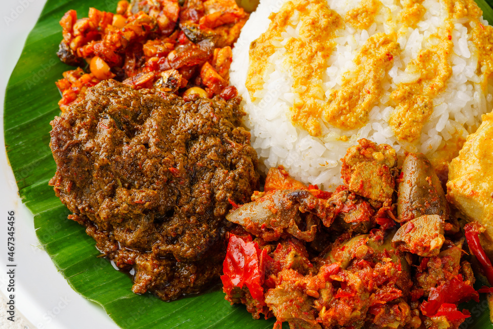 Beef Rendang or Nasi Rendang Sapi is a Minang dish originating from the ...