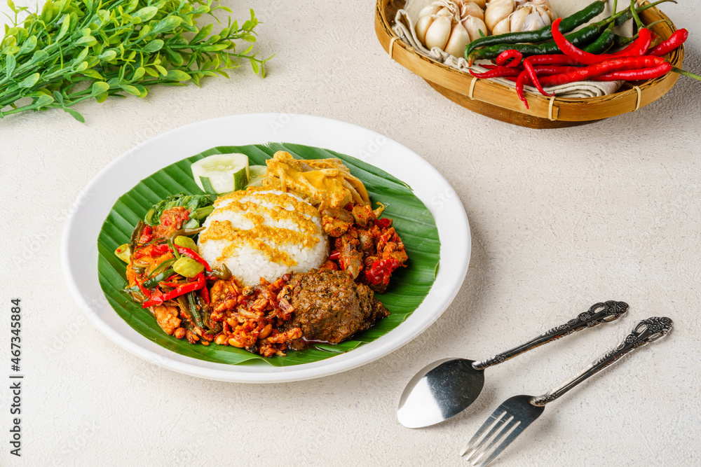 Beef Rendang or Nasi Rendang Sapi is a Minang dish originating from the ...