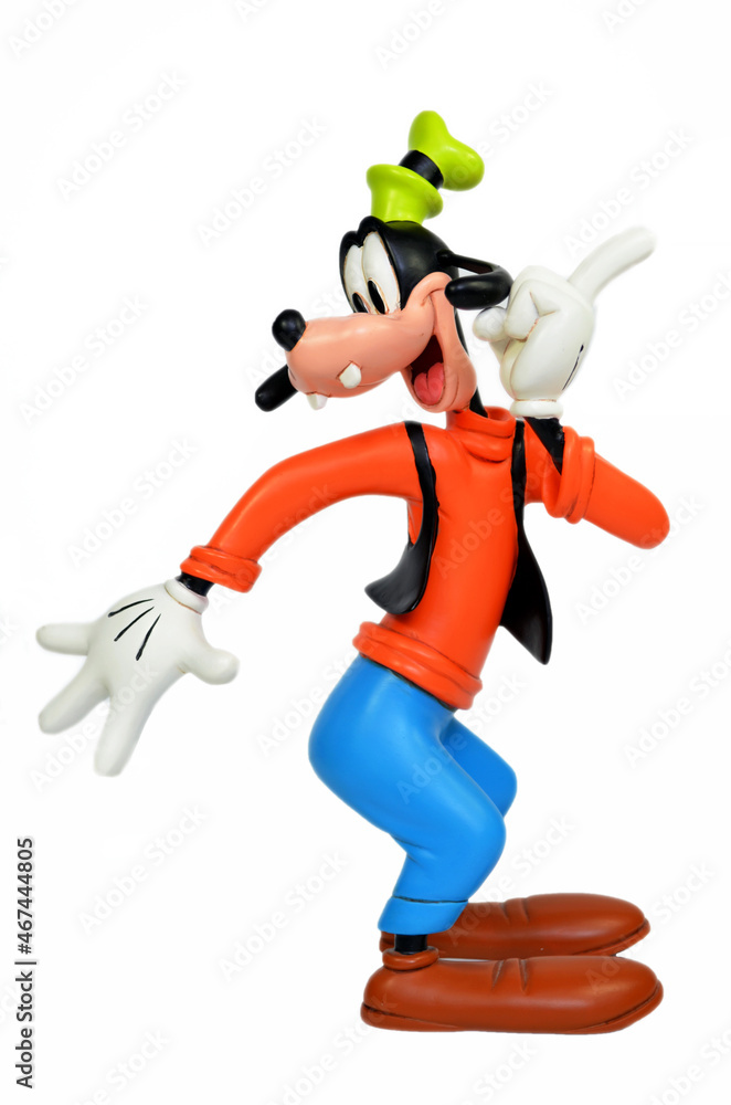 Studio isolated on white image of goofy making one of his poses. Stock ...