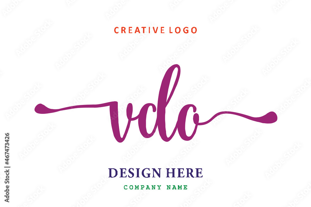 VDO lettering logo is simple, easy to understand and authoritative ...