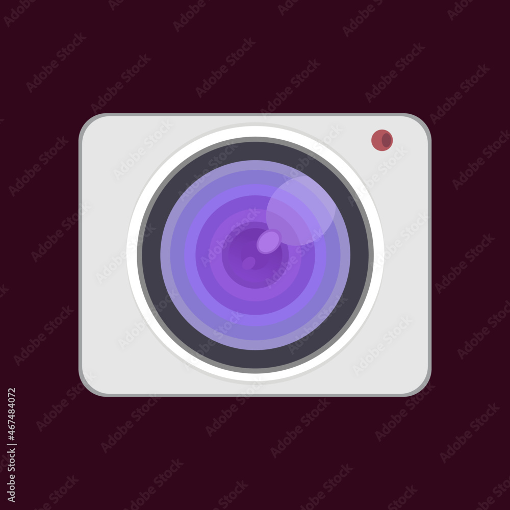 Camera icon. Photo capture sign. Mobile cam. Desktop icons pack ...