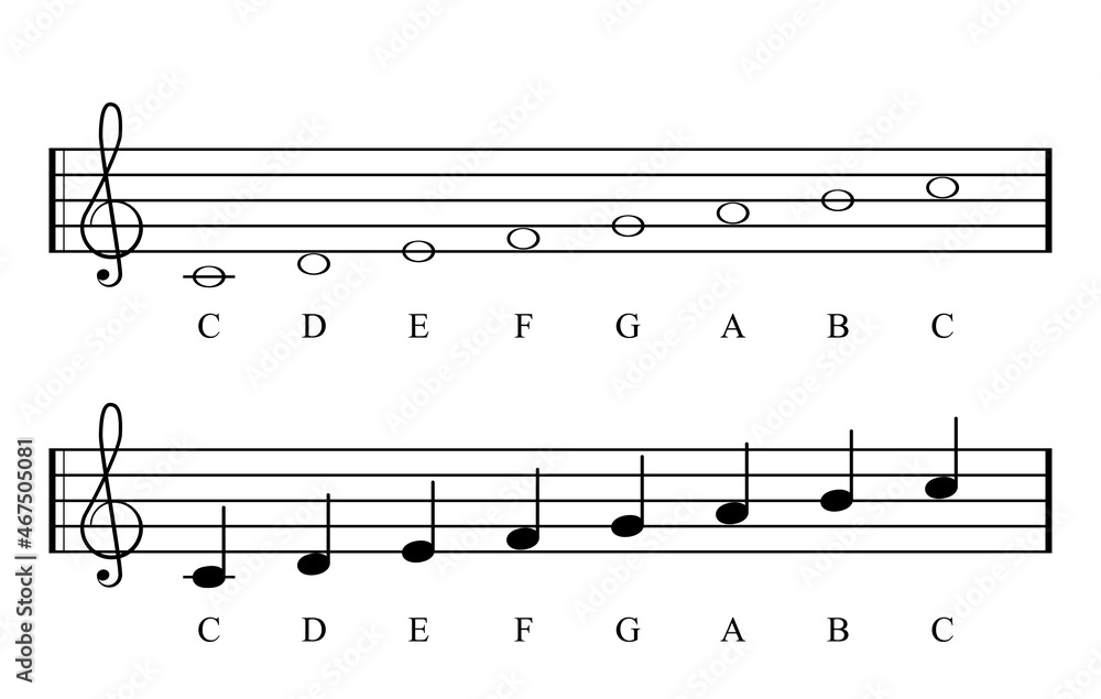 C Major Scale Full Notes Key Of C Major Scale Based On C One Of The C Major Scale Full Notes Key Of C Major Scale Based On C One Of The