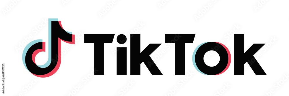 Vecteur Stock TikTok logo vector illustration. Tiktok icon for social ...