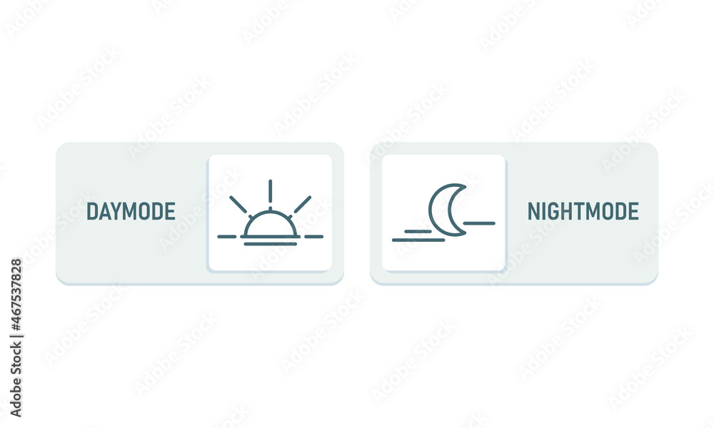 Day mode and night mode switch icon. DAY Night button. Light dark mode ...