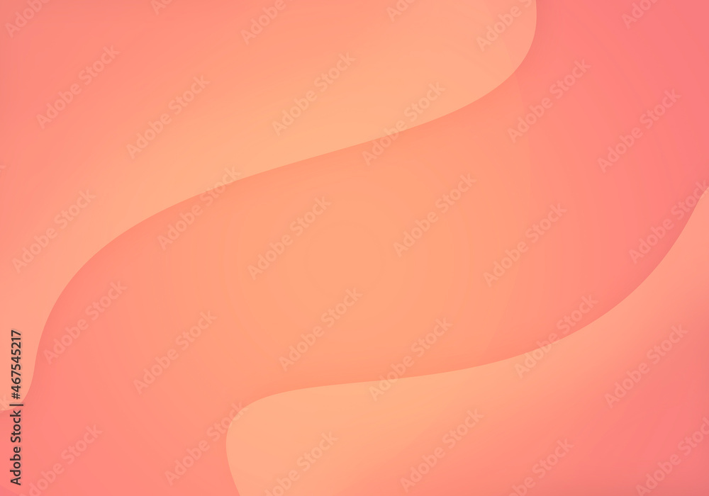 Fondo rosa de capas curvas superpuestas. ilustração do Stock | Adobe Stock