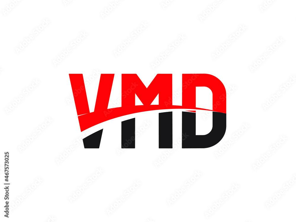 VMD Letter Initial Logo Design Vector Illustration Stock Vector | Adobe ...