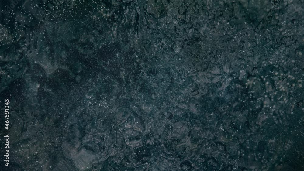 Shots of blue texture cosmic blue space with moving stars or falling ...