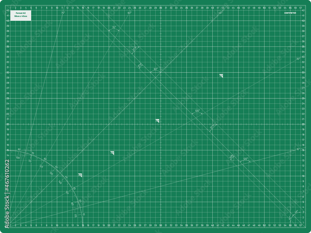 Vector Cutting Mat Detail Design Large Format A2 Metric 58x43cm Stock ...