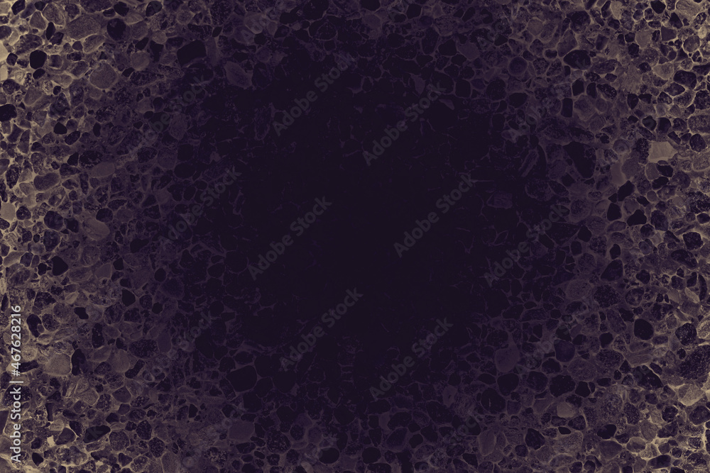 Dark background texture with rough rocky pattern and empty void Stock ...