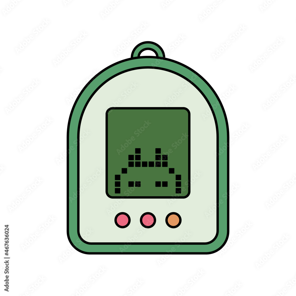 This is the retro culture of Korea. This is Tamagotchi, an arcade game ...