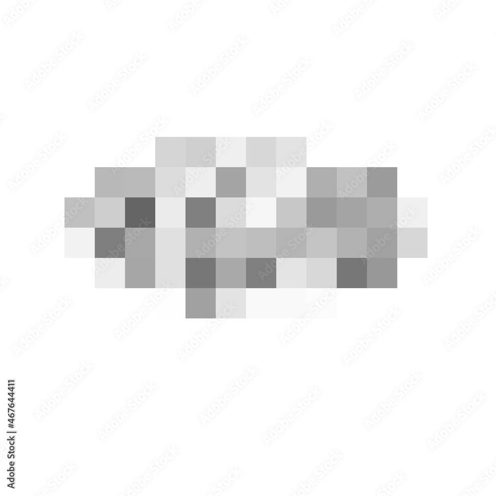Censored labels. Censor blur effect texture isolated. Vector ...