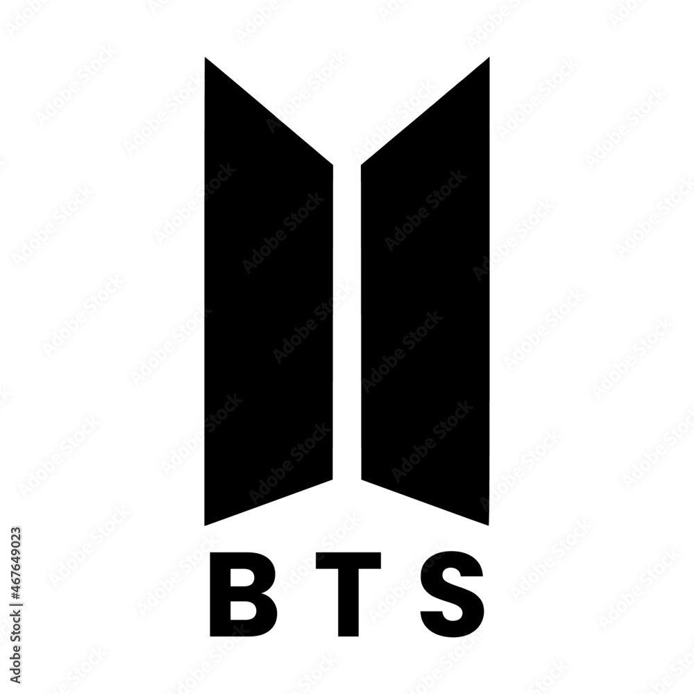 Vetor de bts logo kpop logo Bangtan Sonyeondan logo icon illustration ...