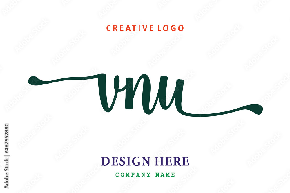 UNU lettering logo is simple, easy to understand and authoritative ...