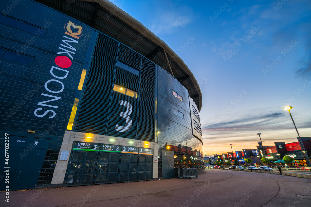 Milton Keynes,England-September 2021: Stadium MK Dons.Stadium MK is a ...