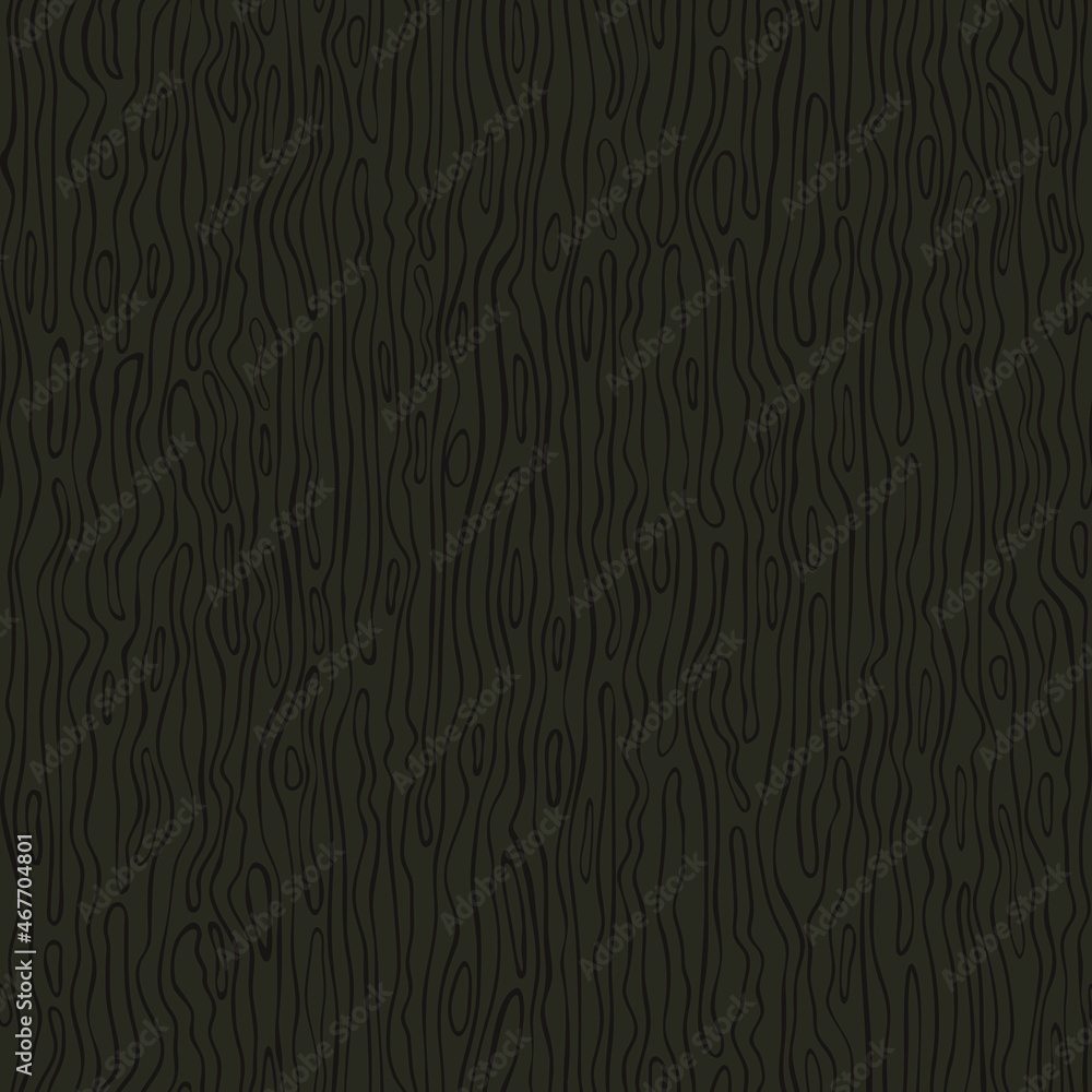 Seamless vector pattern with tree bark texture on dark brown background ...