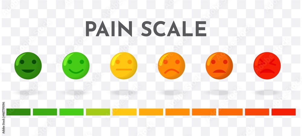 Point pain Pain localization mark Set of abstract symbols of pain Red ...