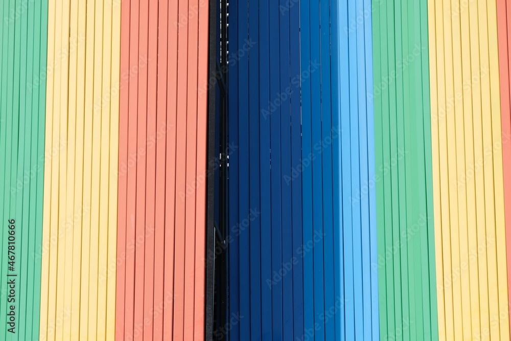 Colorful external cladding for building facade Stock Photo | Adobe Stock