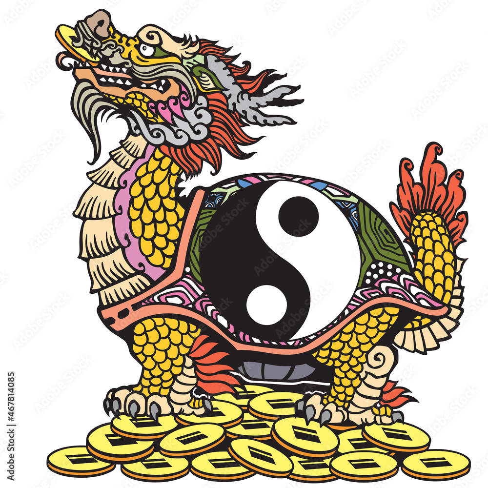 Dragon Side View Sitting