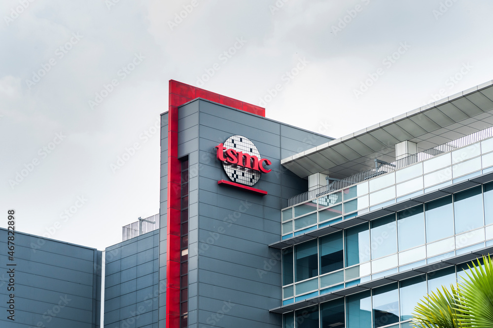 Tainan, Taiwan- October 2, 2020: Taiwan Semiconductor Manufacturing ...