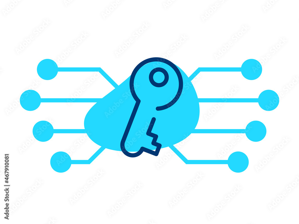 Key points icon. Clipart image isolated on white background Stock ...