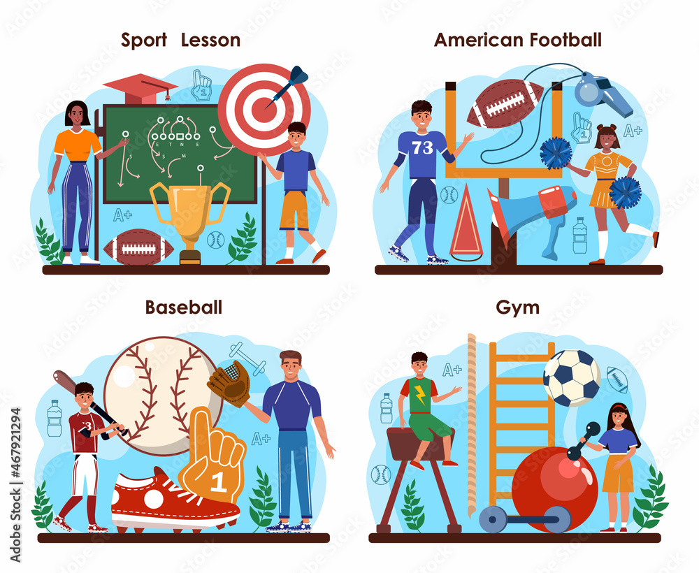 Elementary Gym Class Clip Art