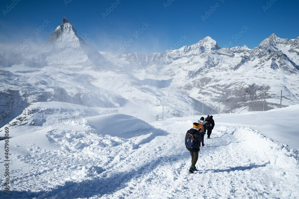 Matterhorn, Zermatt, Skiing, Winter Hiking, magical Landscape of ...