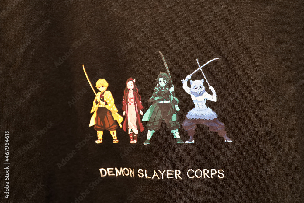 OSAKA, JAPAN - Nov 5,2021: Demon Slayer( Kimetsu no Yaiba ) XR RIDE ...