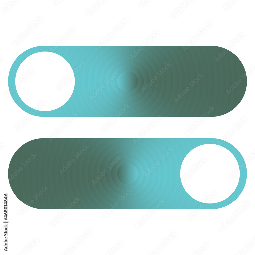 Web icons. Colored bright slider buttons for application. Web icons ui ...